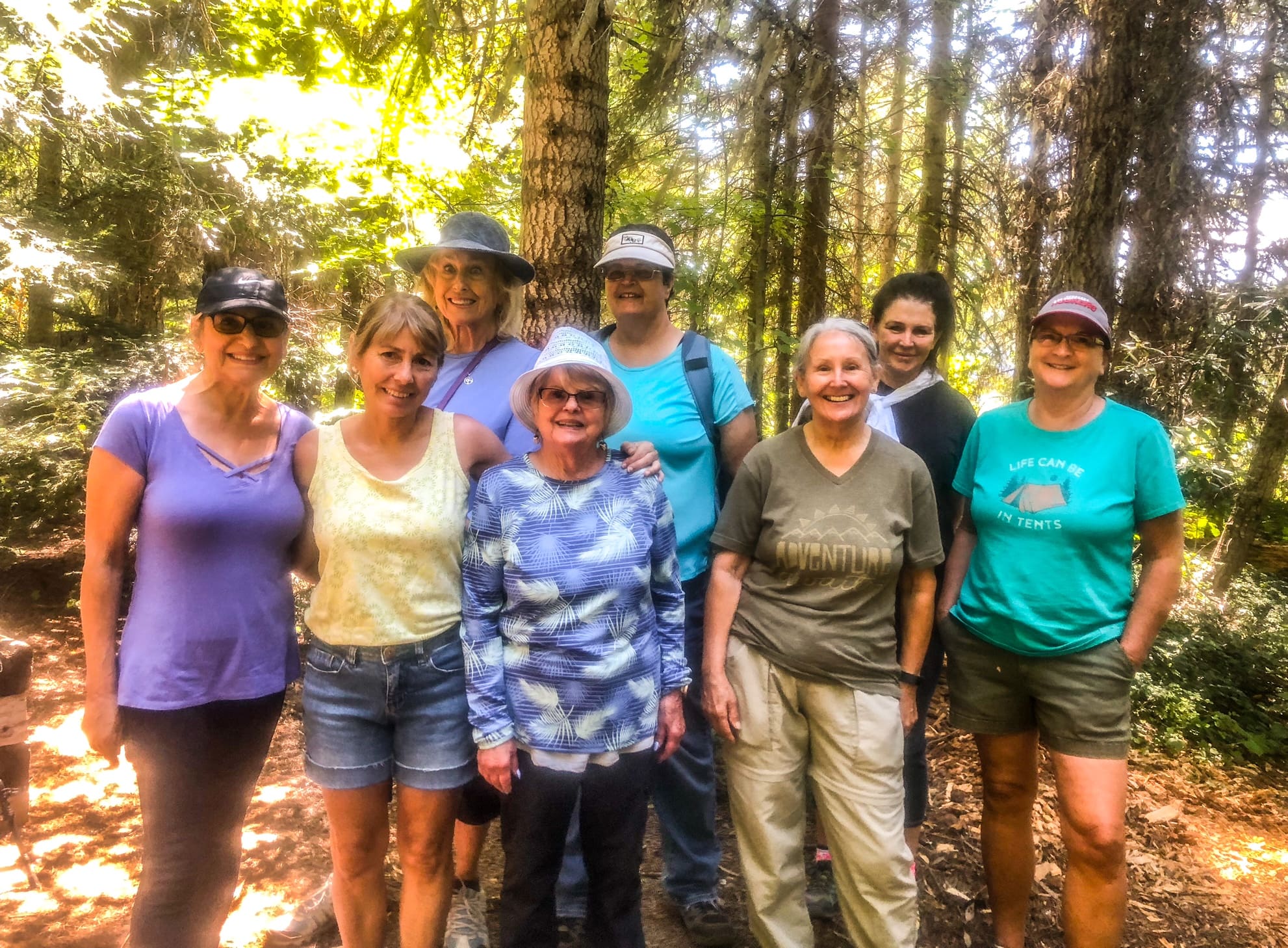 Hikers Enjoy August Outing - Eagle Point Womens Club