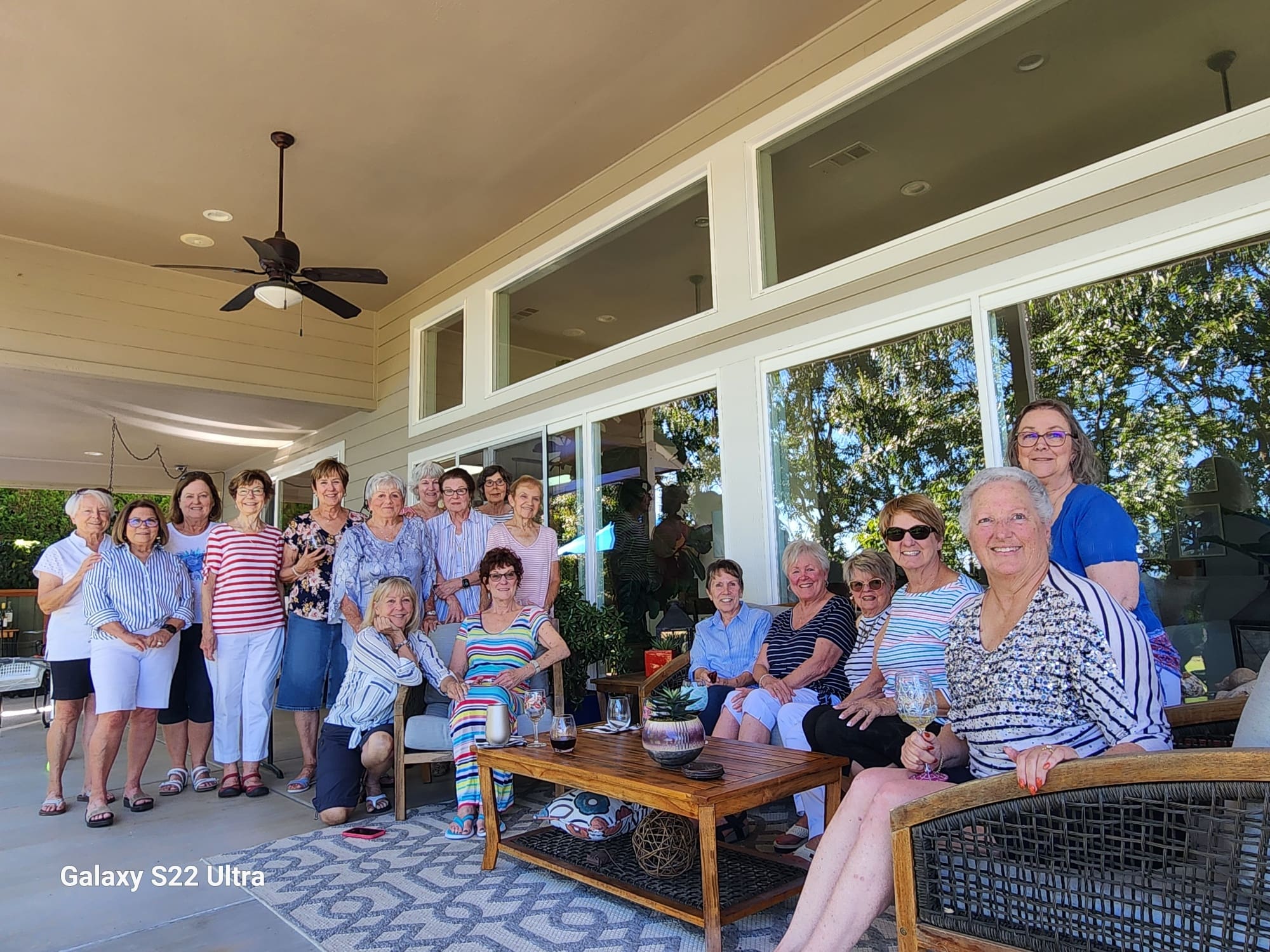 Sunshine and Smiles at June Sip and Dip - Eagle Point Womens Club
