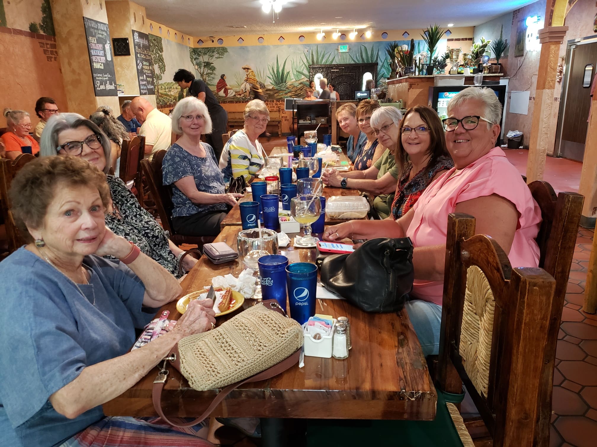 July Ladies' Dining Out Group Shares Birthday Celebration With Ida ...